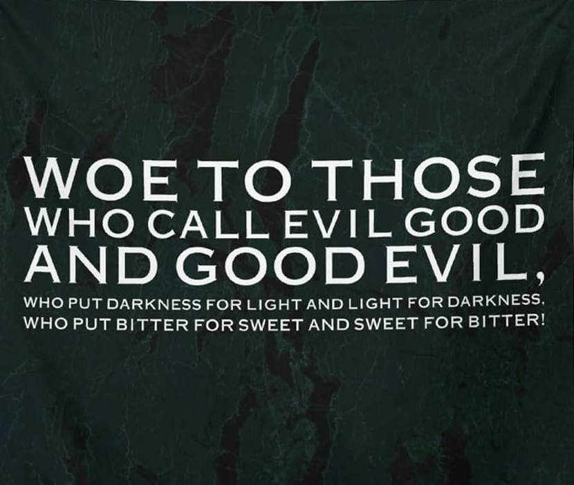 Do Not Give Evil For Evil